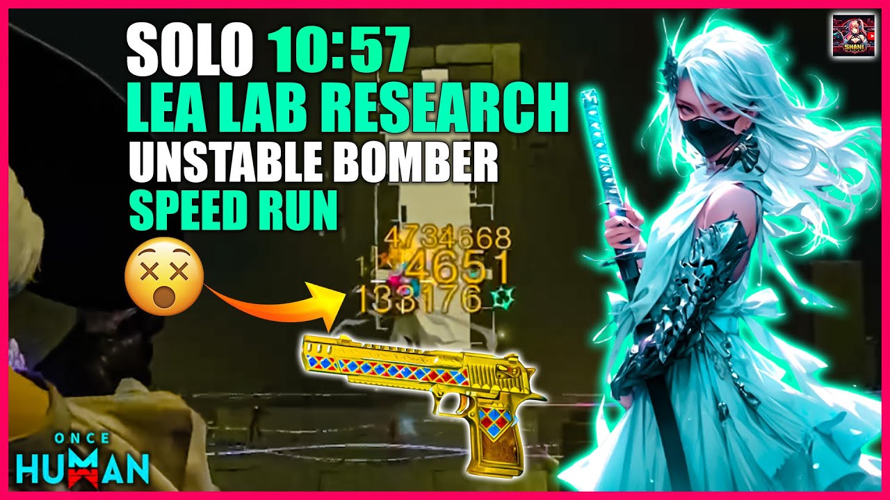 ONCE HUMAN SOLO LEA RESREACH LAB DE 50 JAWS BUILD CRIT HIT 150K 🤬 ...