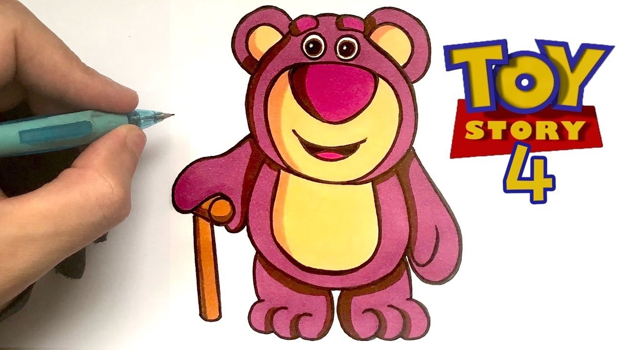 COMO DIBUJAR LOTSO DE TOY STORY 4 - YouTube