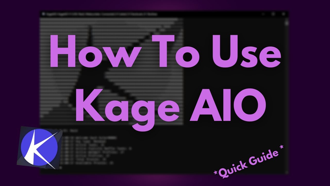 How To Use Kage AIO | Quick Guide - YouTube