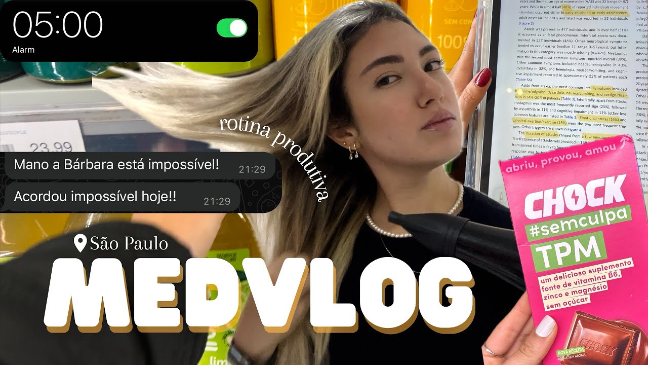 medvlog | ROTINA AGITADA | entrega de trabalho, esporte, estudo intenso & academia (48 horas ...