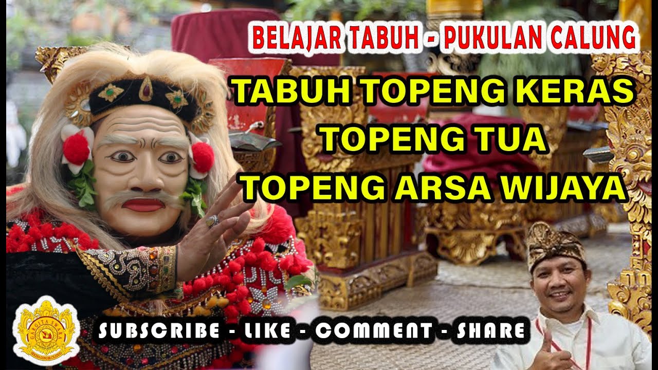 Belajar Tabuh Topeng Keras ; Topeng Tua, Topeng Arsa Wijaya - Balinese ...