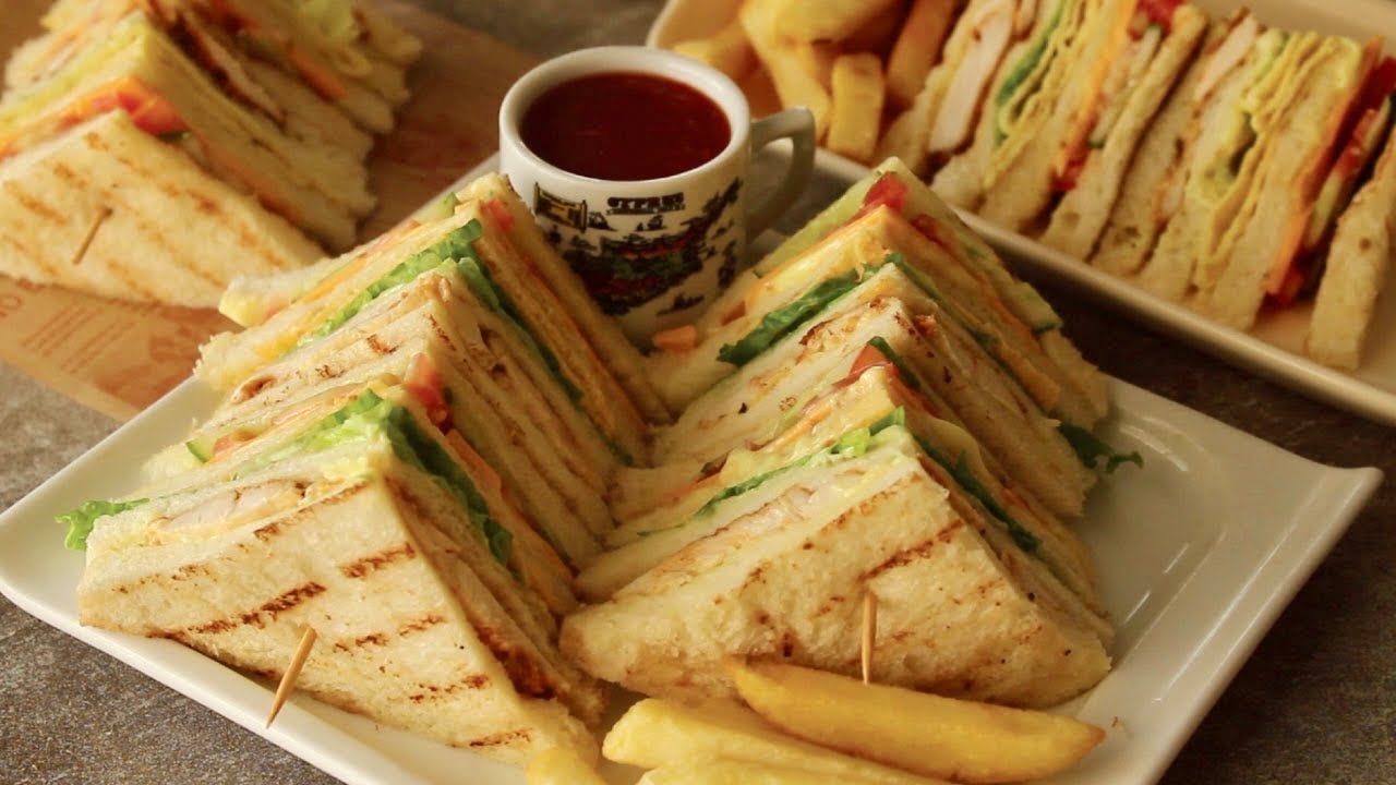 Club Sandwich 😍 Recipe By Chef Hafsa - YouTube