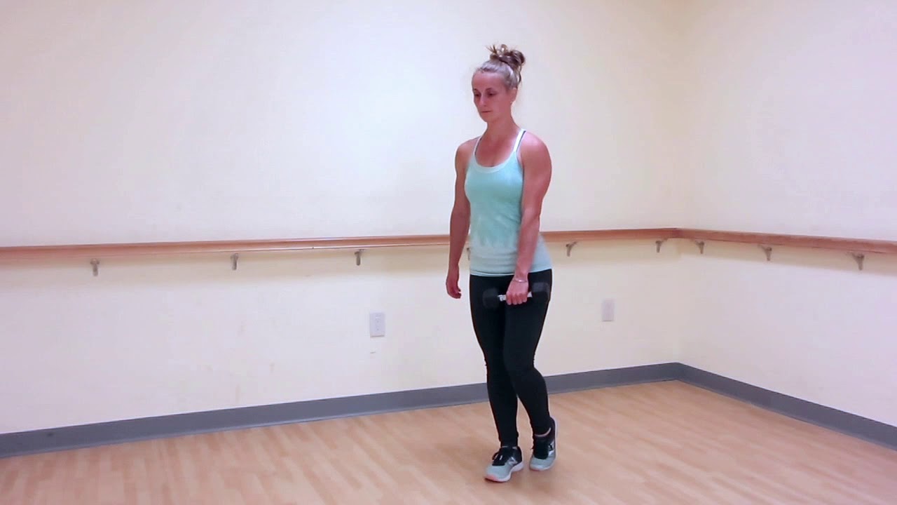 Kickstand single leg deadlift - YouTube