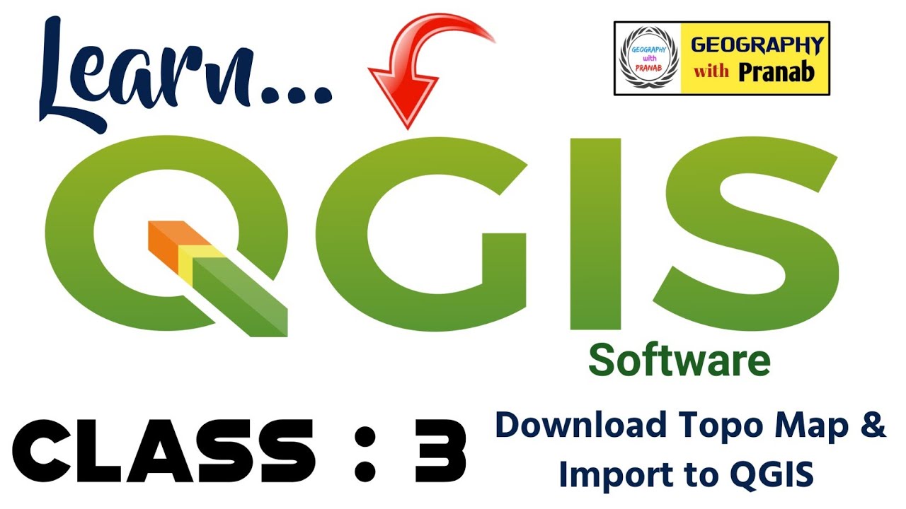 How to Download Topo Map Original Size From Internet ? Import To QGIS ...