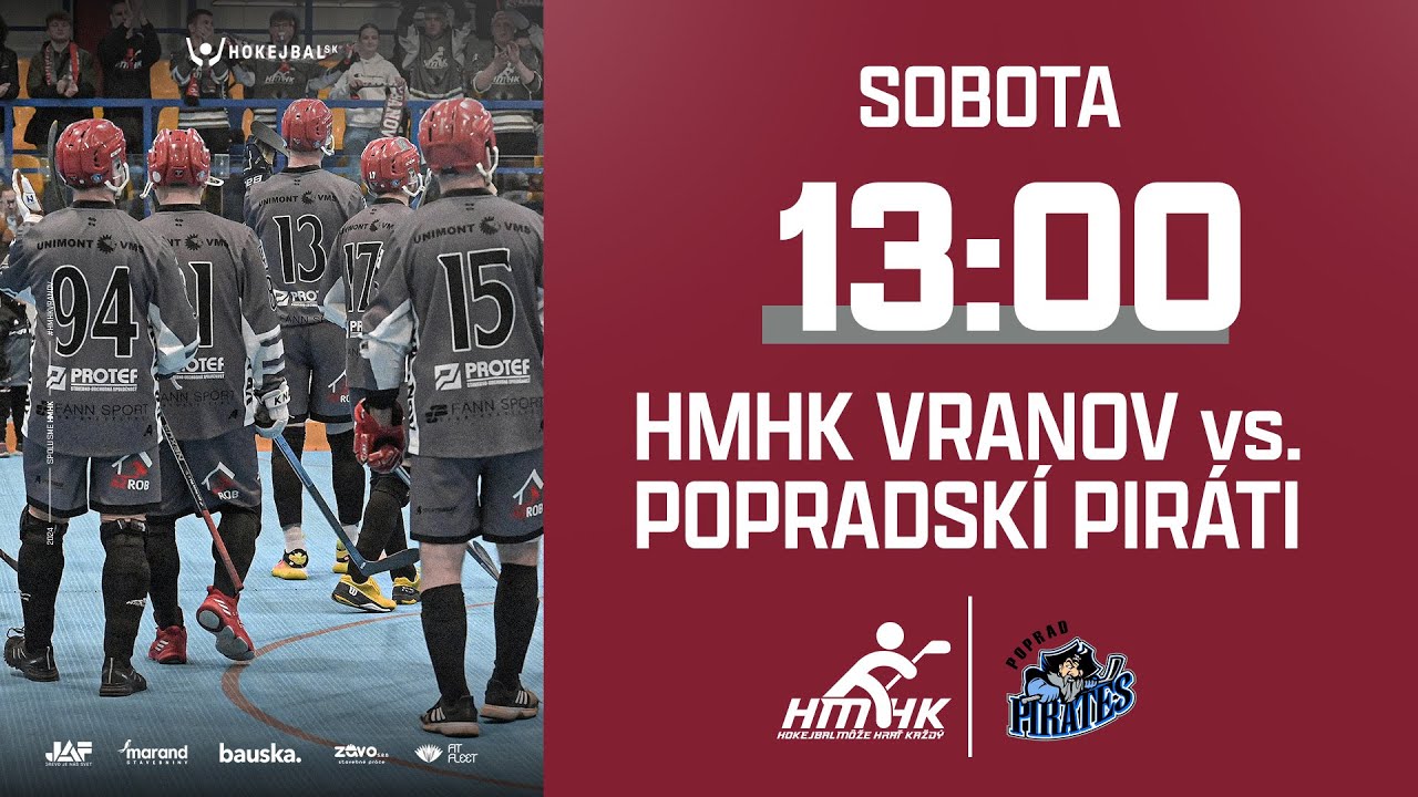 LIVESTREAM: HMHK VRANOV - HK IMS-EAST POPRADSKÍ PIRÁTI - YouTube