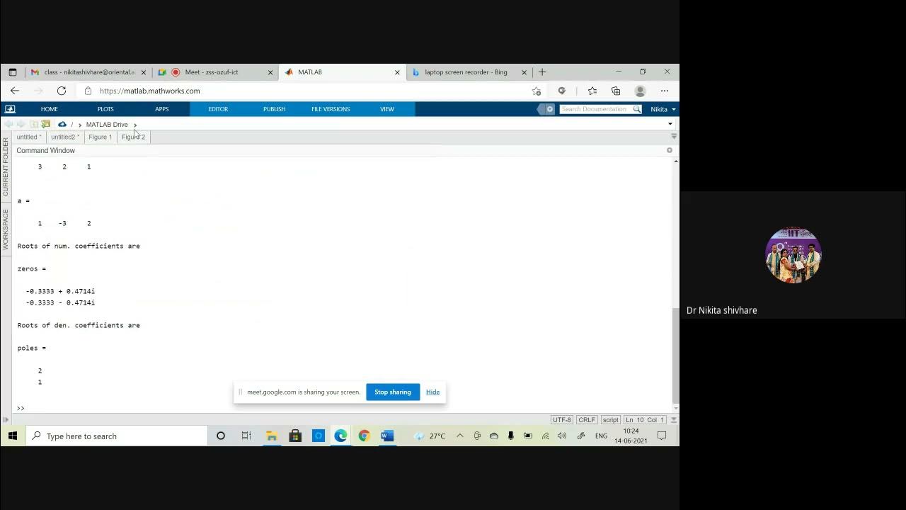 Exp no. 6 Fast Fourier transform using MATLAB - YouTube