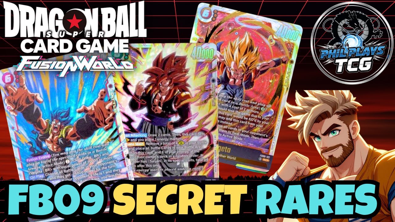 Set 9 SECRET RARES REVEALED! Dragonball Super Fusion World Dual ...