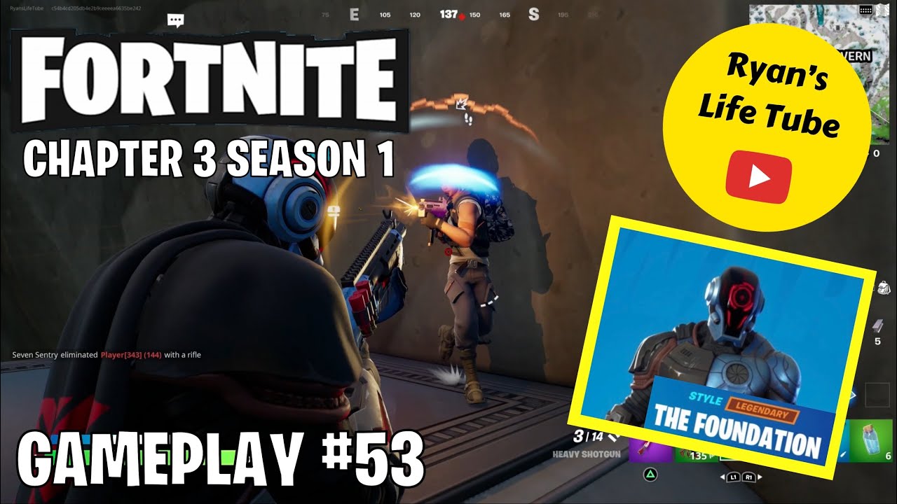 Fortnite Chapter 3 Season 1 | Gameplay #53 | Doing My Foundation Quests ...