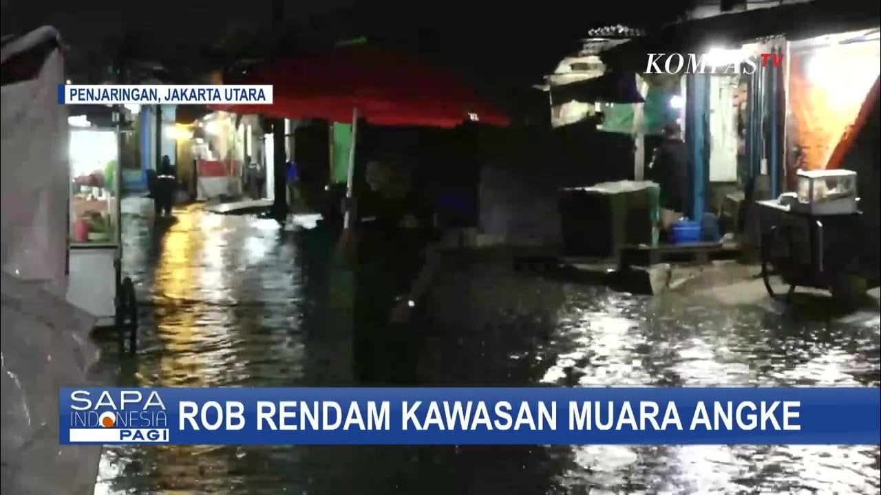 Warga Sulit Beraktivitas Banjir Masih Rendam Kawasan Muara Angke - YouTube