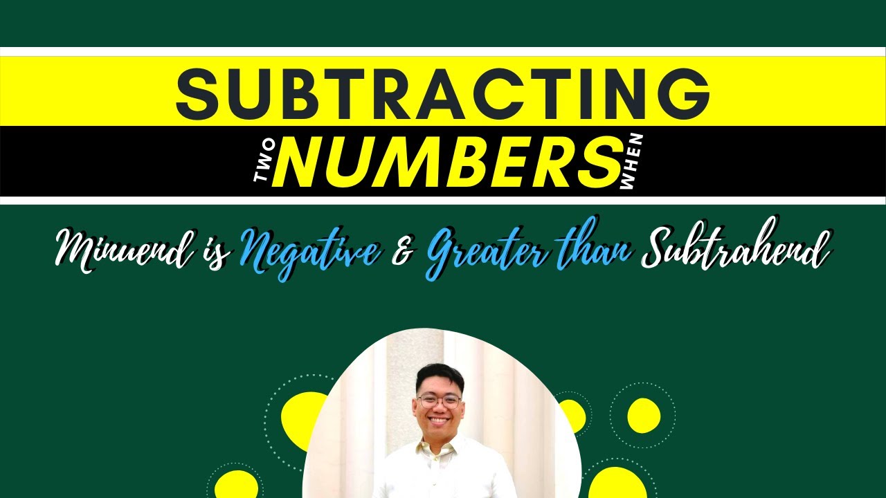 HOW TO SUBTRACT Two Numbers When Minuend Is Negative And Greater Than how-to-subtract-two-numbers-when-minuend-is-negative-and-greater-than