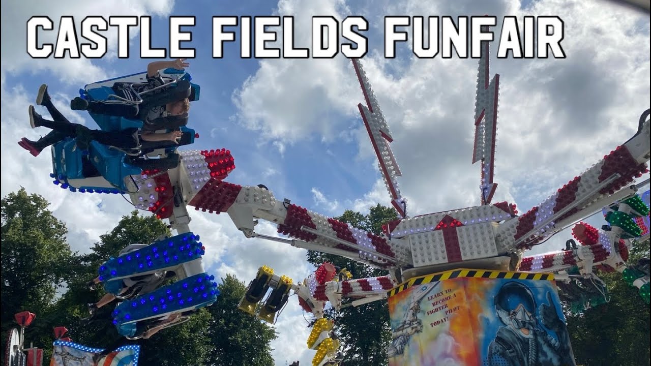 Castle Fields Fun Fair Clitheroe Vlog July 2023 - YouTube