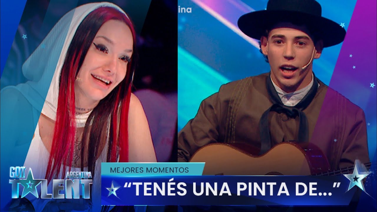 La Joaqui reaccionó a la payada con "Dos besitos" de Braian Simaldoni ...