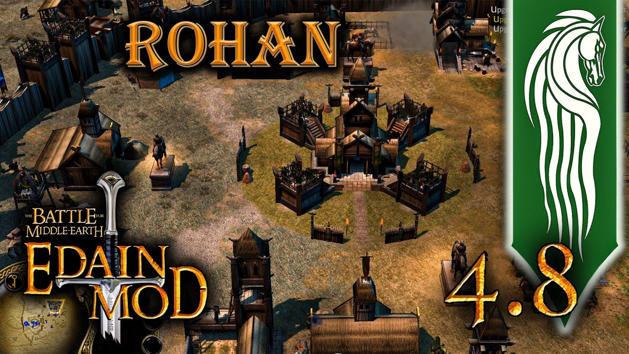Edain Mod 4.8 | Rohan - Westfold Defense! (Защита Вестфолда!) - YouTube