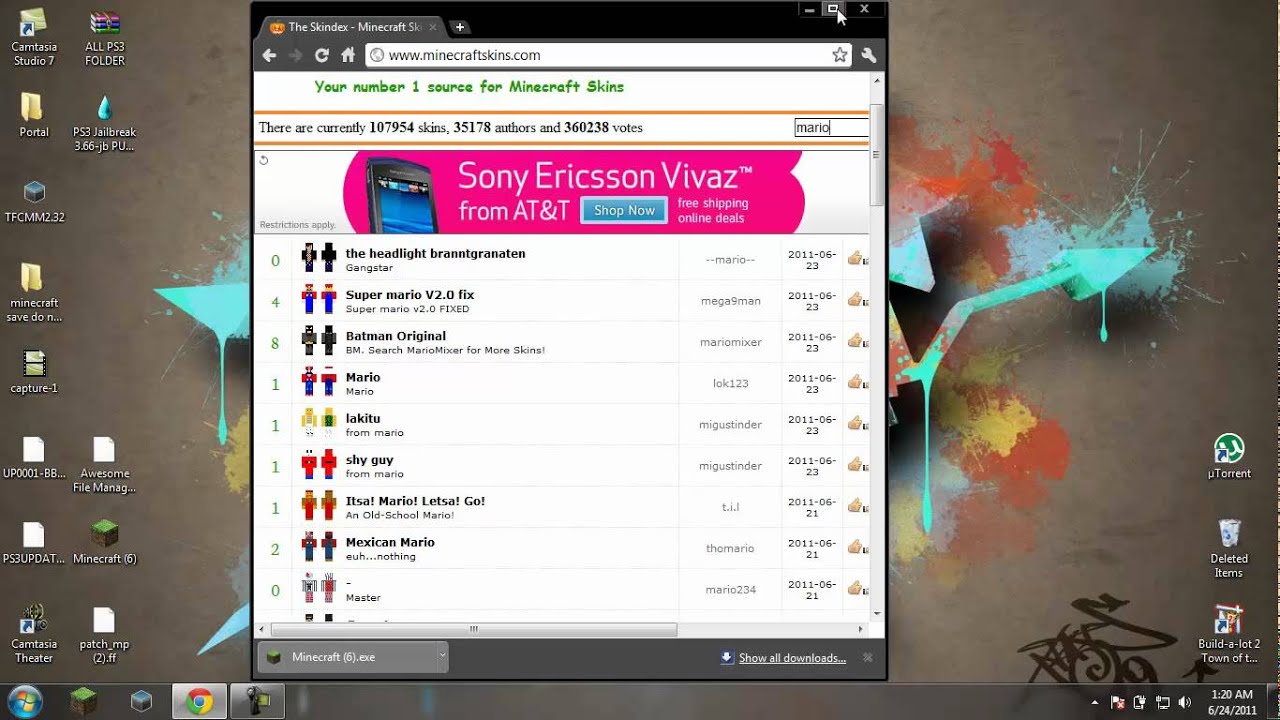 How to download and install minecraft and skins - YouTube