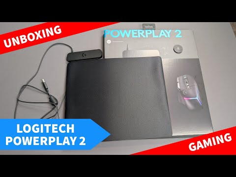 Logitech Powerplay 2 Unboxing - Mouse Pad that Charges While Gaming