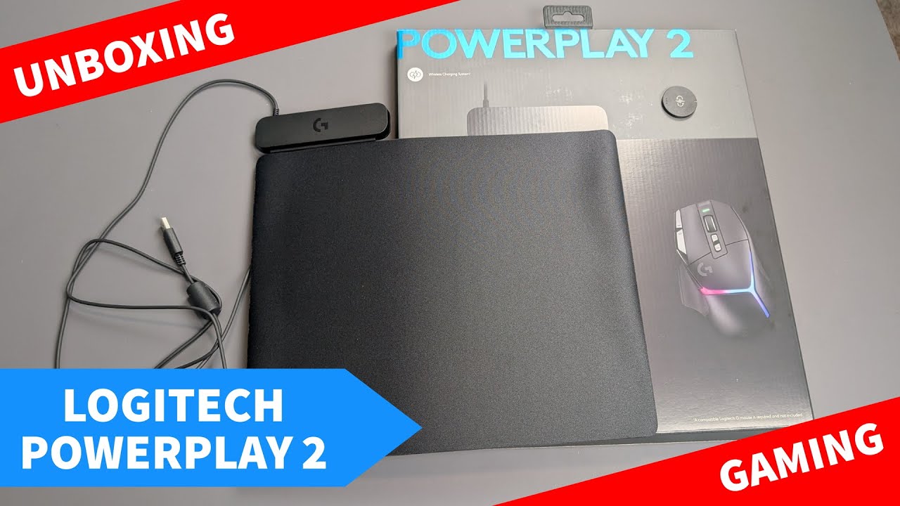 Logitech Powerplay 2 Unboxing - Mouse Pad that Charges While Gaming ...