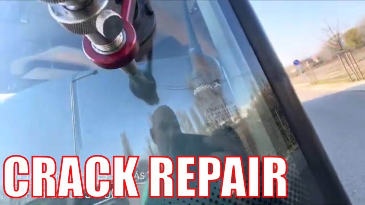 Regret-proof your bus windshield with this crack repair trick - YouTube