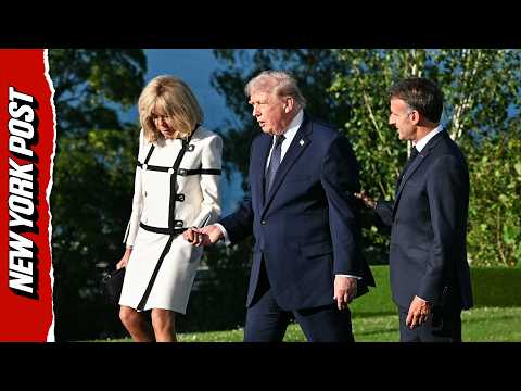 Brigitte Macron Appears Awkward as Trump Holds Her Hand During G7 Summit