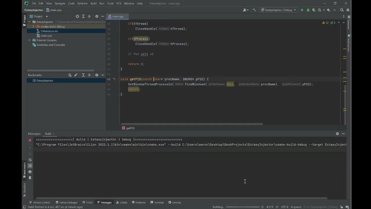 MY OWN DLL INJECTOR - Coding series #1 | PR3C14D0 - YouTube