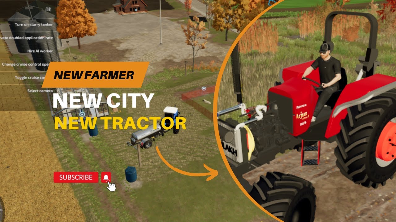 new farmer new city || gameplay || farming simulator 22 || bca tech ...