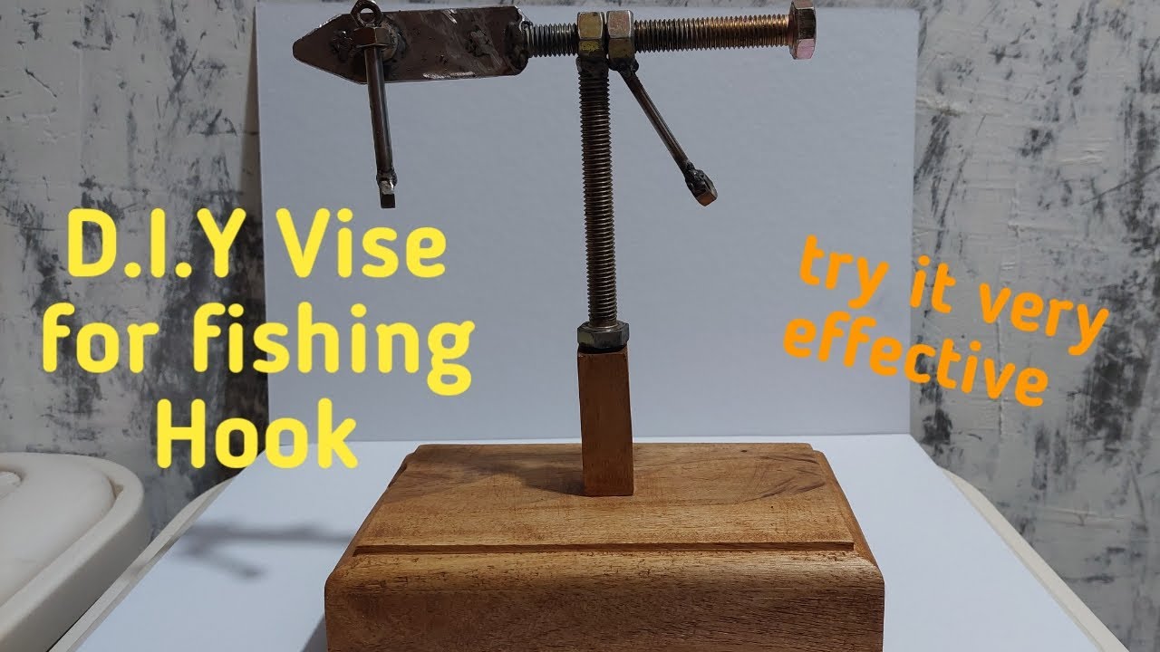 FLY TYING VISE FOR FISHING HOOK STEP BY STEP DIY - YouTube