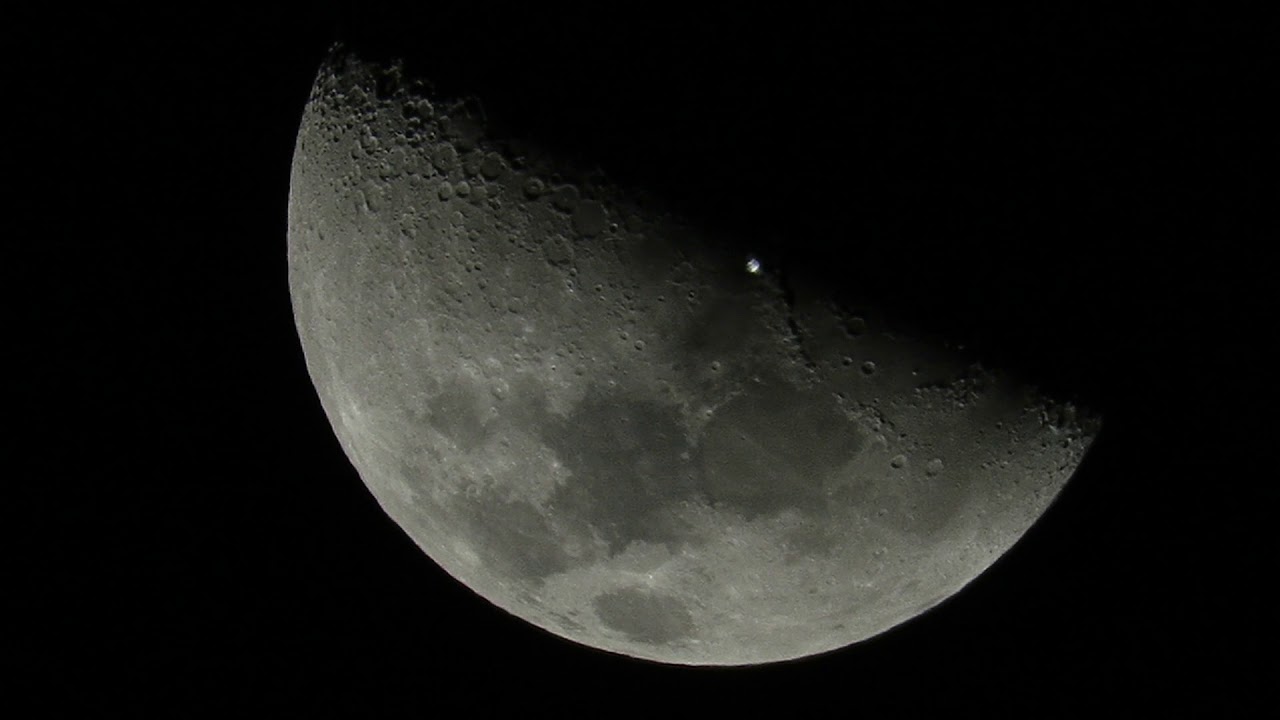 ISS Moon Transit 1-24-2018 - YouTube