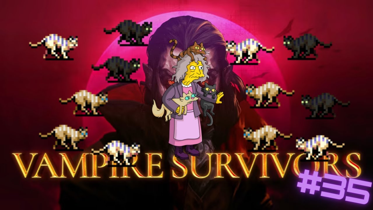 I have become a crazy cat lady... - Vampire Survivors - YouTube