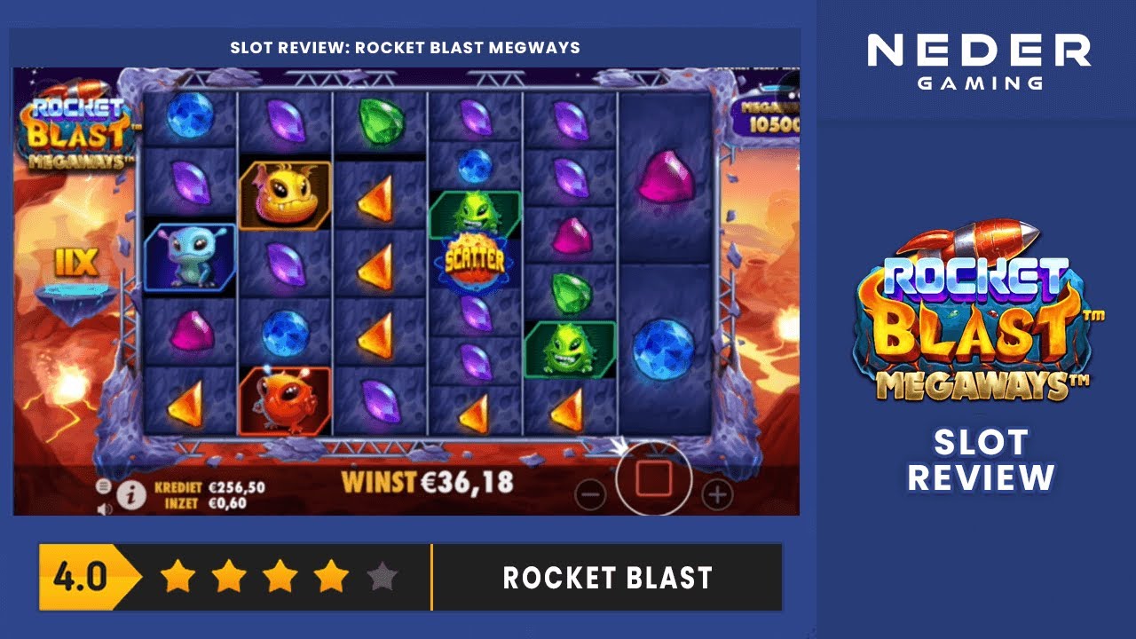Slot Review: Rocket Blast Megaways (Pragmatic Play) - YouTube