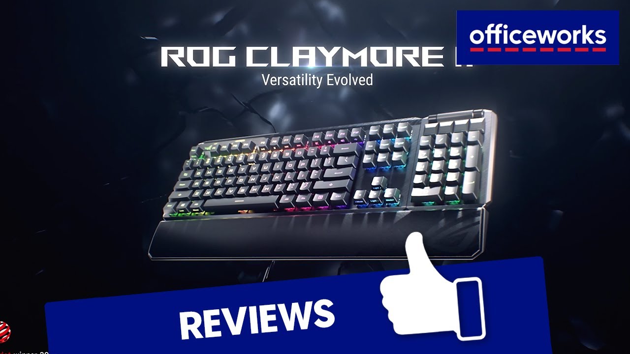 Asus Rog Claymore 2 Gaming Keyboard - YouTube