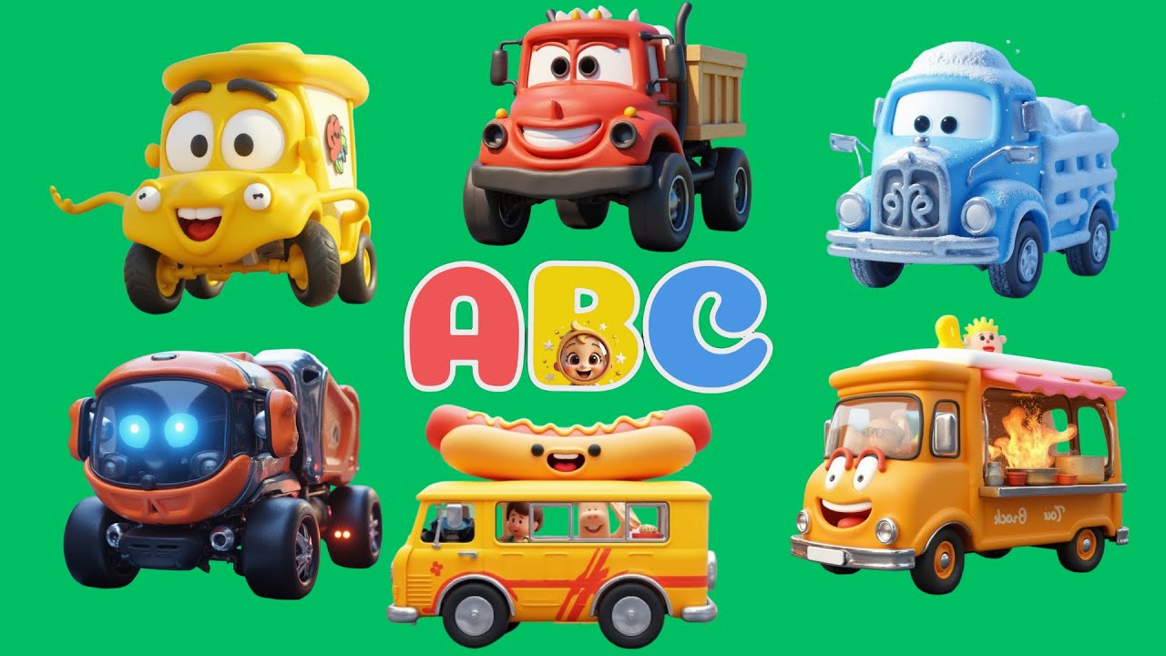 ABC Clay Truck Song | The ABC Song | Kids Songs & Nursery Rhymes | Clay ...