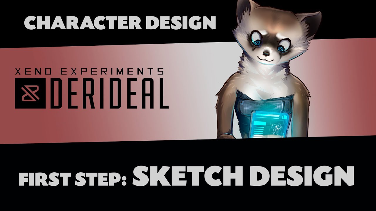 Ferret character - Design first step - YouTube