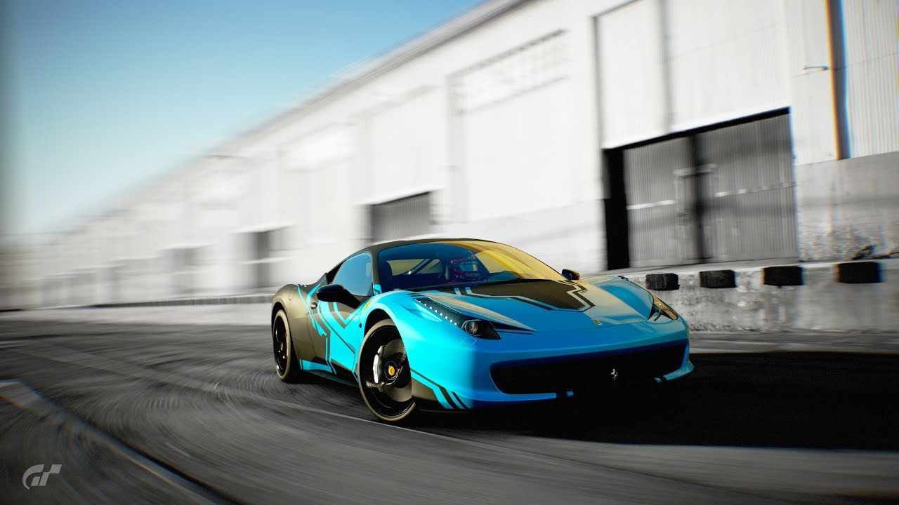 Livery Speed Art - Ferrari 458 (GT Sport) - YouTube