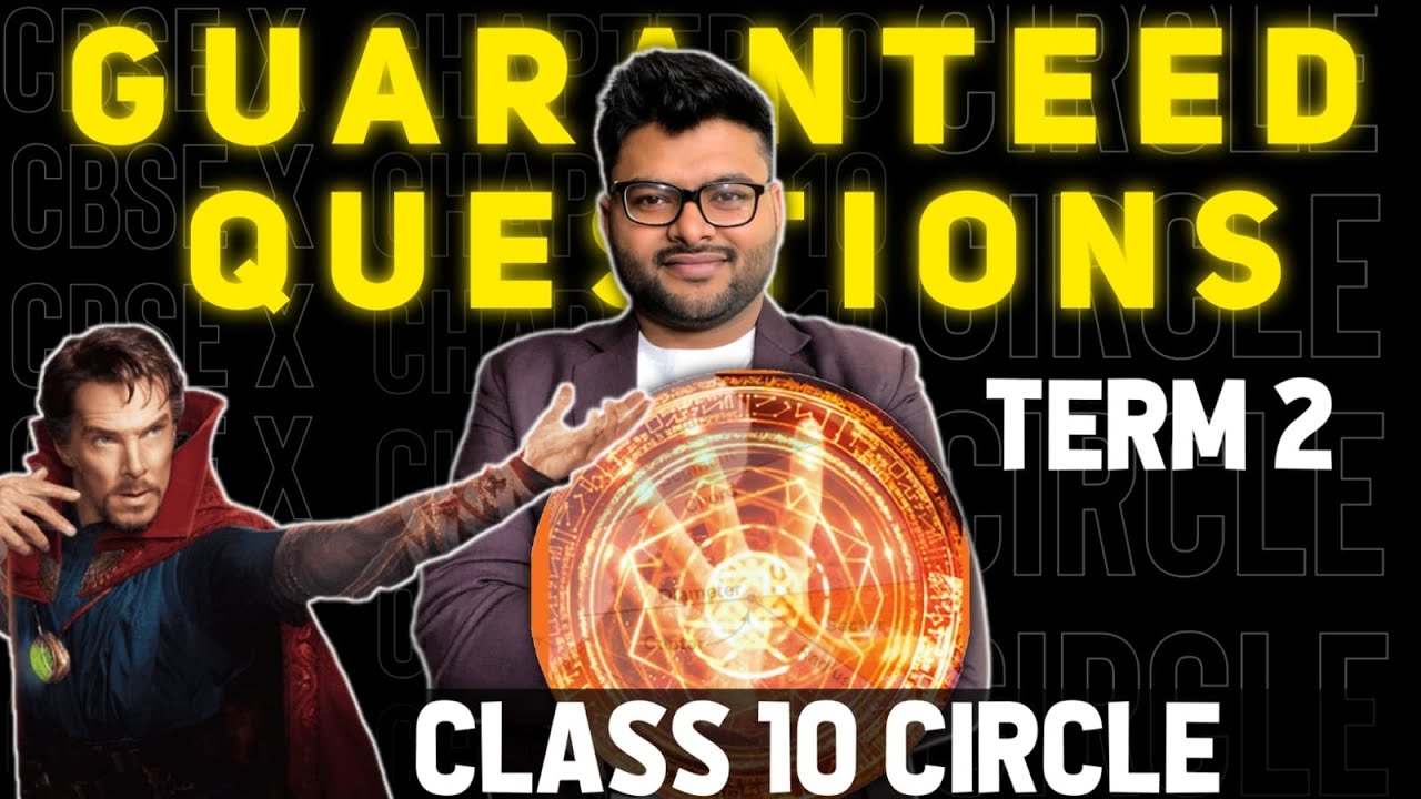 Circles Class 10 I Guaranteed Questions on Circles I Important ...