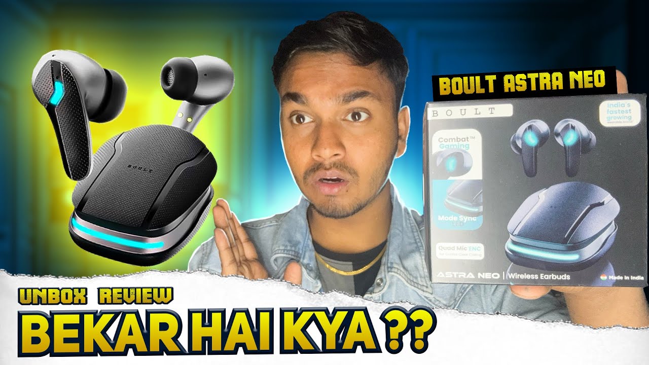 Boult Astra Neo-Gaming earbuds with BT5.4, 40ms low-latency under 1.5k ...