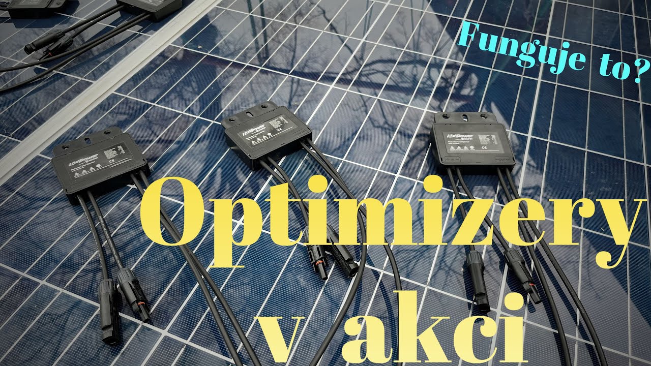 Ukázka funkce optimizerů k FV panelům - YouTube