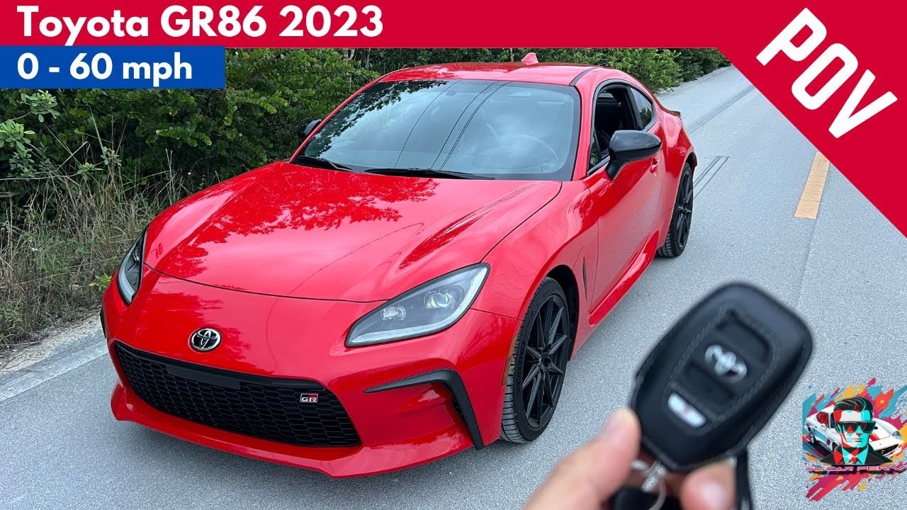 Toyota GR86 Premium 2023 // Exhaust Sound & 0-60 MPH [POV-4K] - YouTube