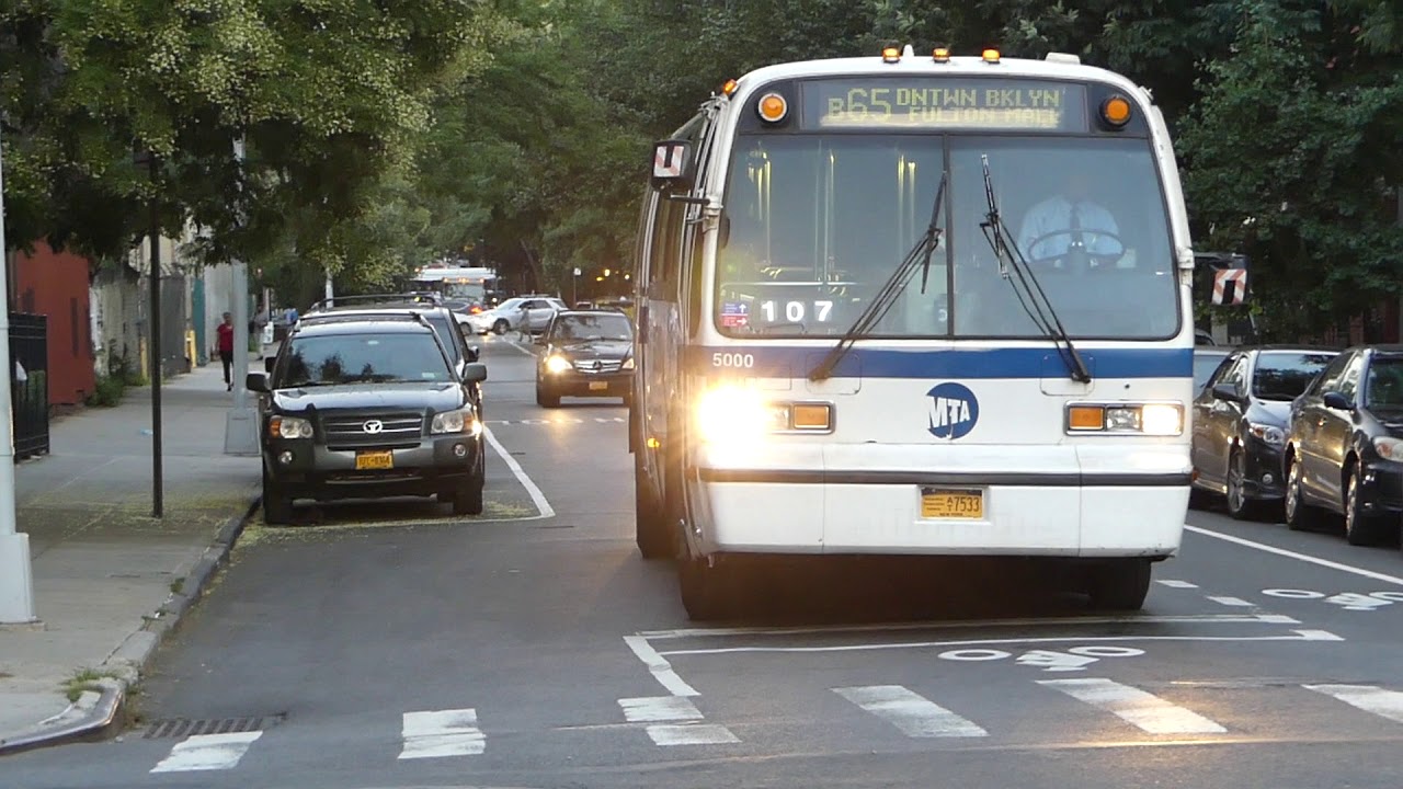 MTA NYCT Bus: 1999 Nova-RTS B65 Bus #5000 at 3rd Ave-Bergen St - YouTube