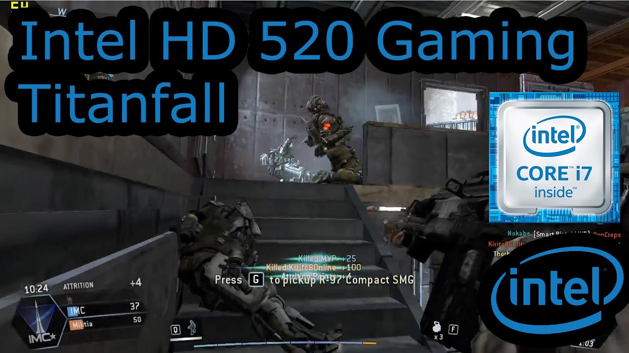 Intel HD 520 Gaming - Titanfall - Skylake i3-6100U, i5-6200U, i7-6500U ...