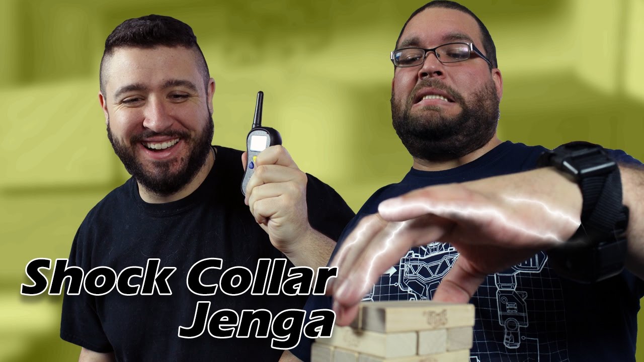 IT'S LIKE I'M HYPED UP ON CAFFEINE | Shock Collar Jenga - YouTube