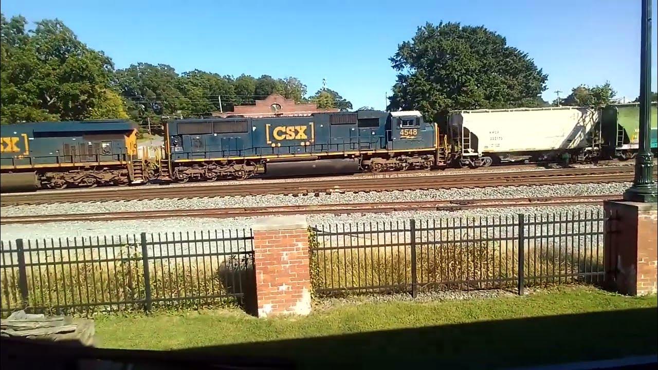 Tablet Footage: CSX 3144 Leads M582(?) Through Dalton (9/27/22) - YouTube