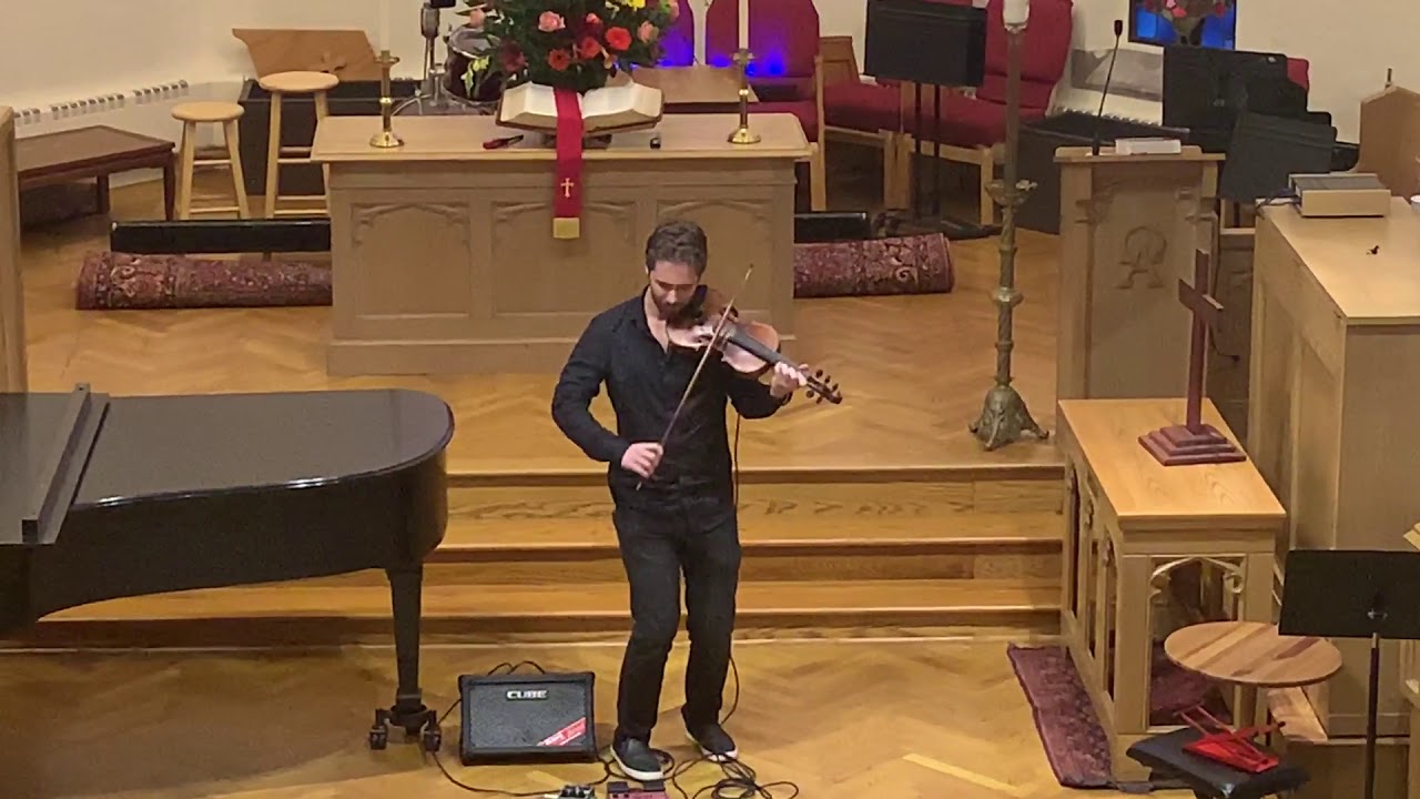 Jonathan Russell Violin Plays My Shot - YouTube