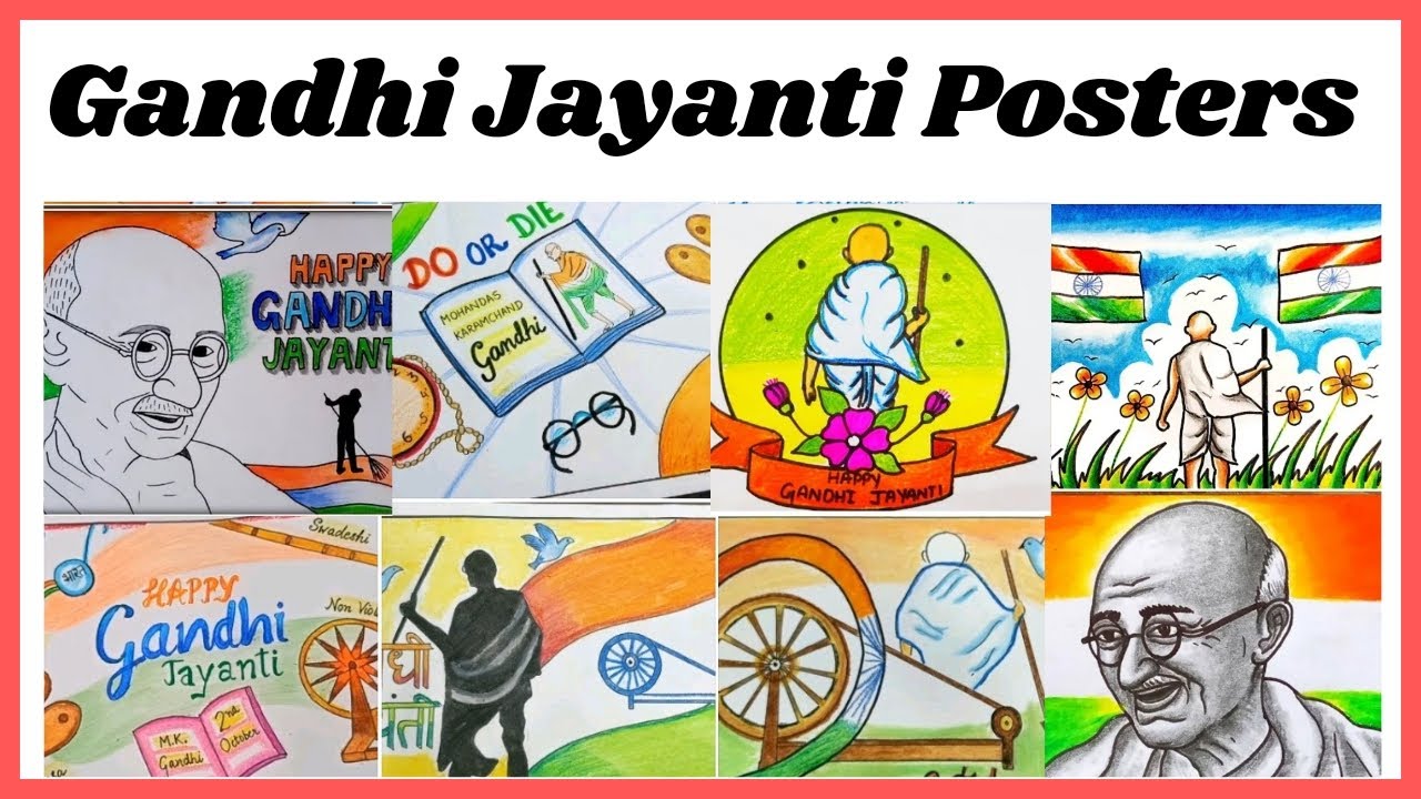 Gandhi Jayanti Poster Making/ഗാന്ധി ജയന്തി പോസ്റ്ററുകൾ 2023/Gandhi ...