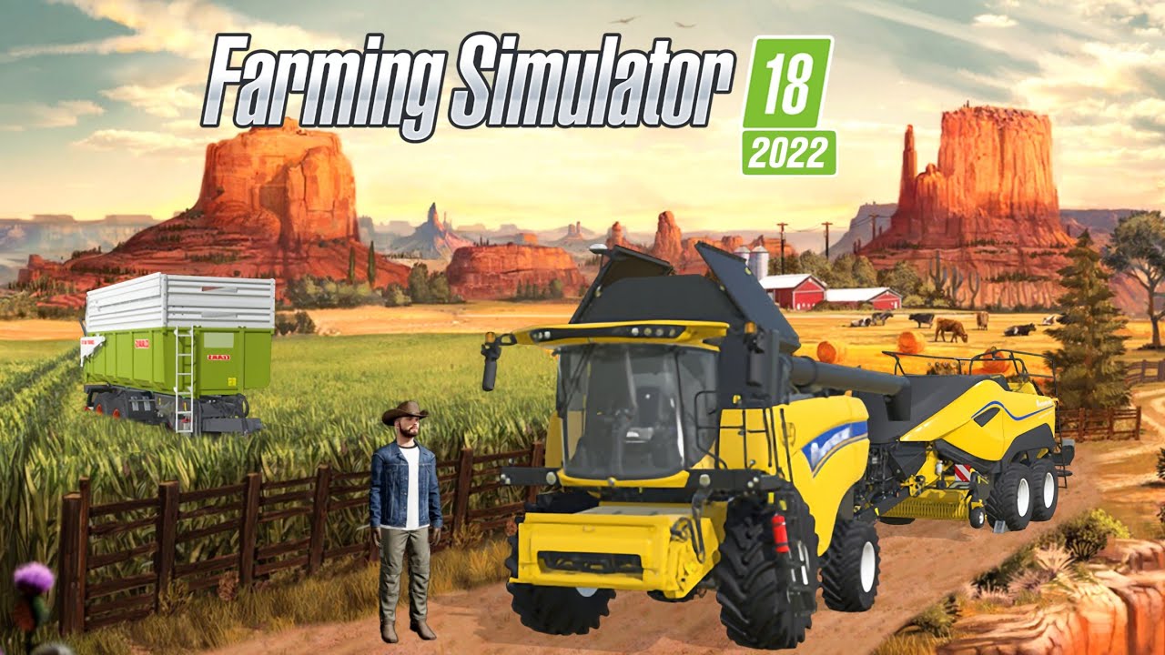 Make Straw Roller bales From Wheat In Fs 18 | Farming Simulator 18 ...