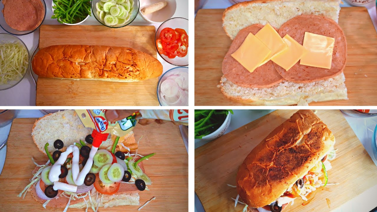 Subway Chicken Sandwich Recipe | Subway Chicken Sub Recipe | Subway ...