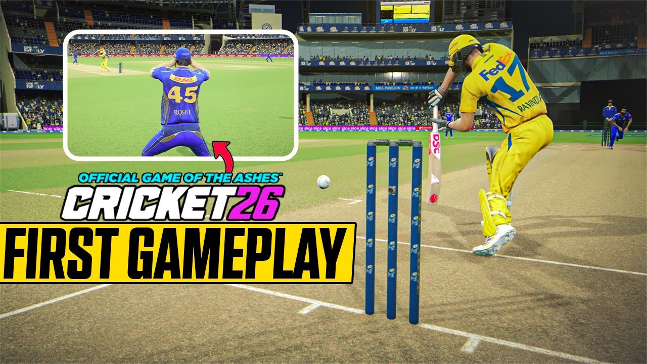 Cricket 26 First Gameplay & Impressions in PS5 😍🔥| MI vs CSK in Cricket ...