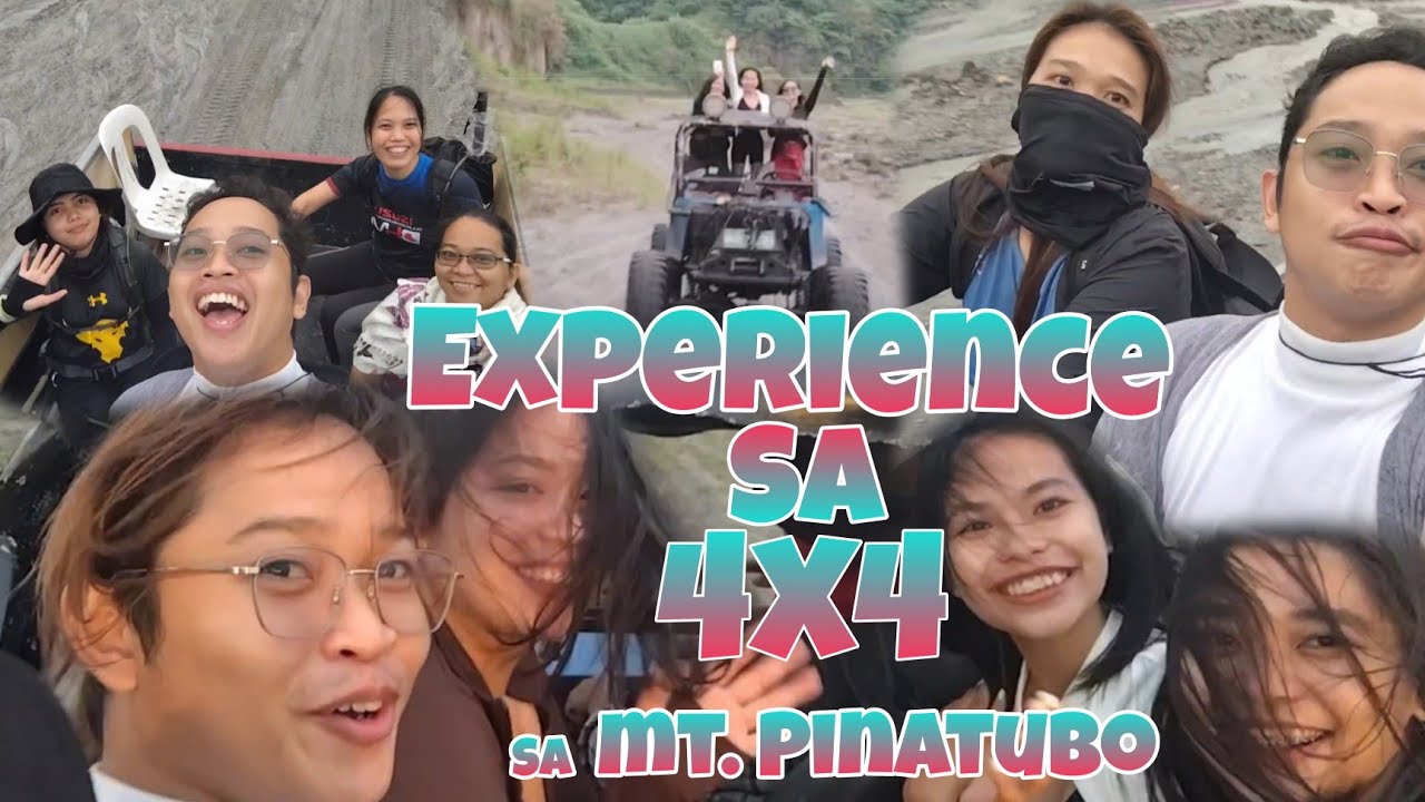 Adventure in Mt. Pinatubo | Experience sa 4x4 |Justin Rejiecer Vlog ...