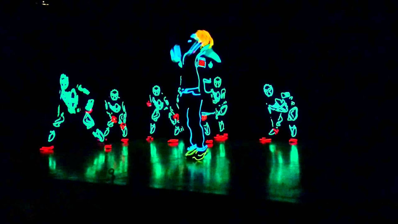 Mirada del mar, light show dance - YouTube