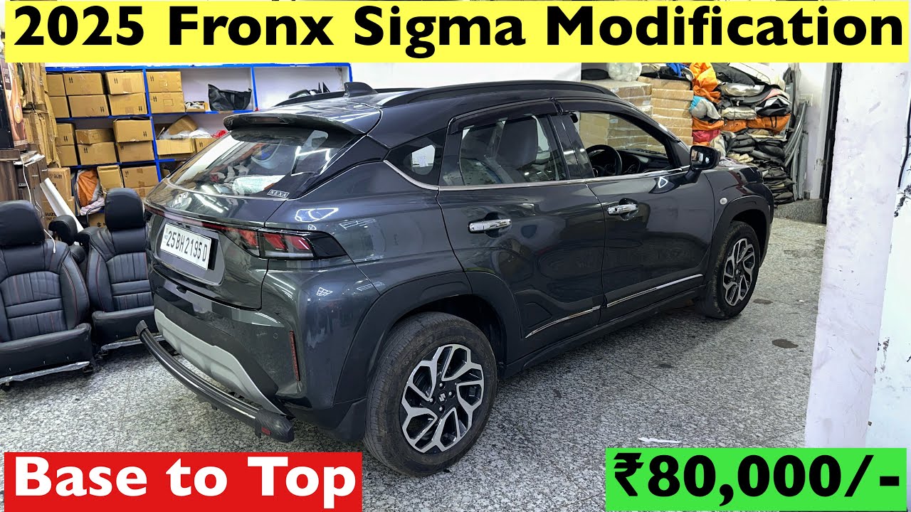 Fronx Sigma Modified in ₹80,000/- | 2025 Fronx Base Model Modification ...