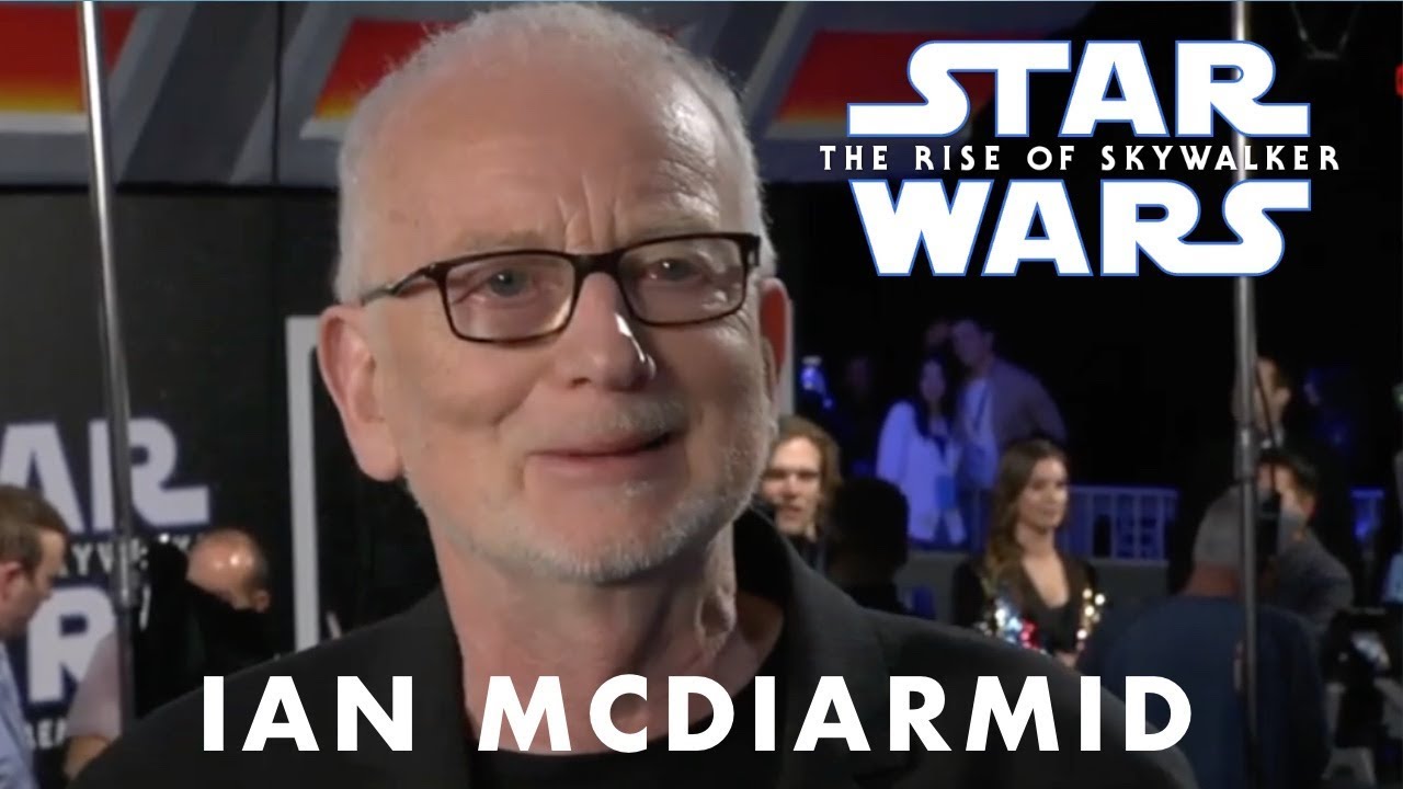 Ian McDiarmid Star Wars The Rise of Skywalker Premiere Interview - YouTube
