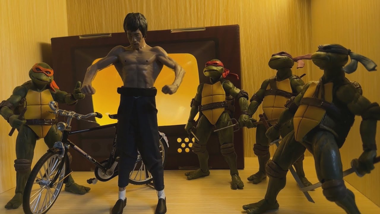 Bruce Lee and Ninja Turtles... - YouTube